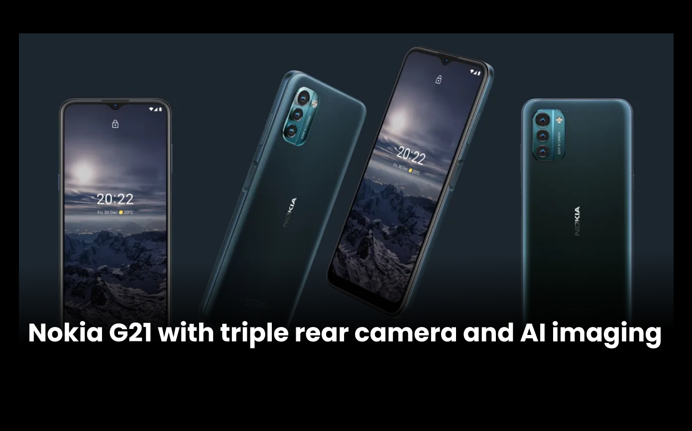 Nokia G21 with triple rear camera and AI imaging - GoWarranty Tech